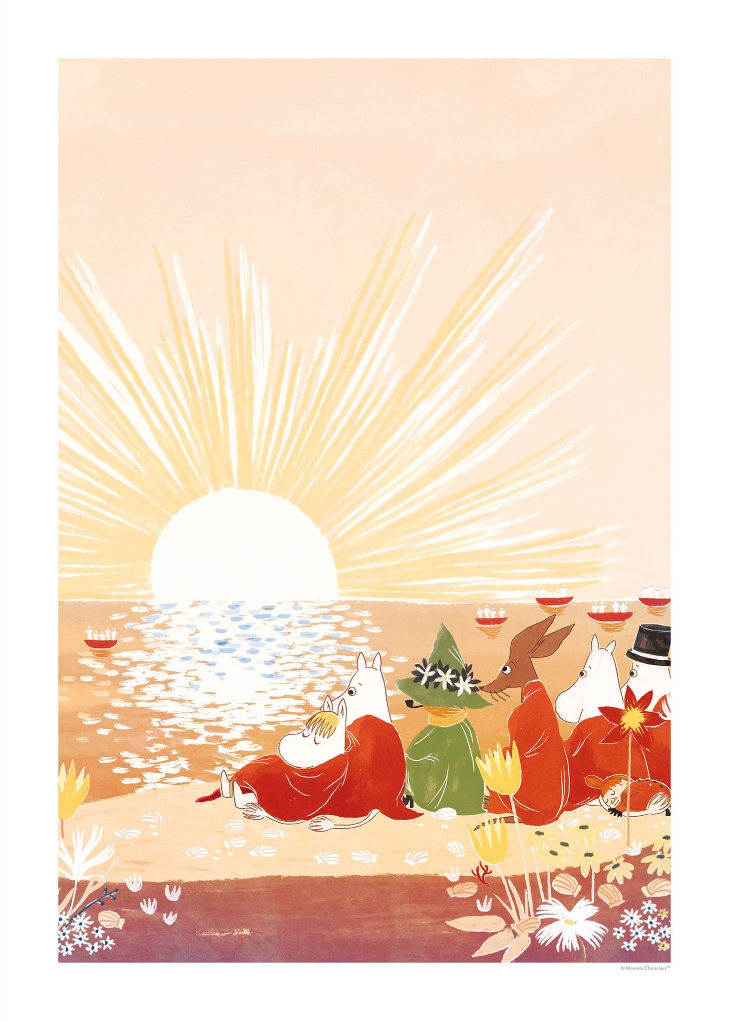 Moomin and the Hattifatteners Poster — Made of Sundays