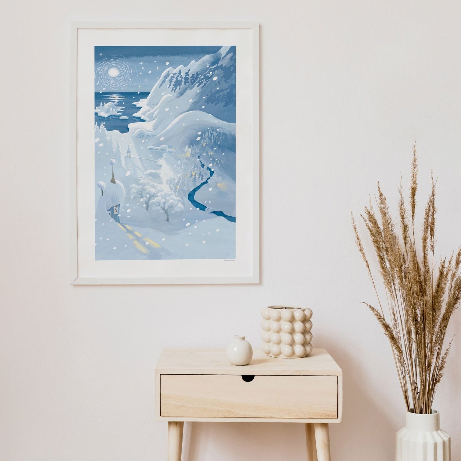Winter Night in the Moomin Valley Poster — Made of Sundays
